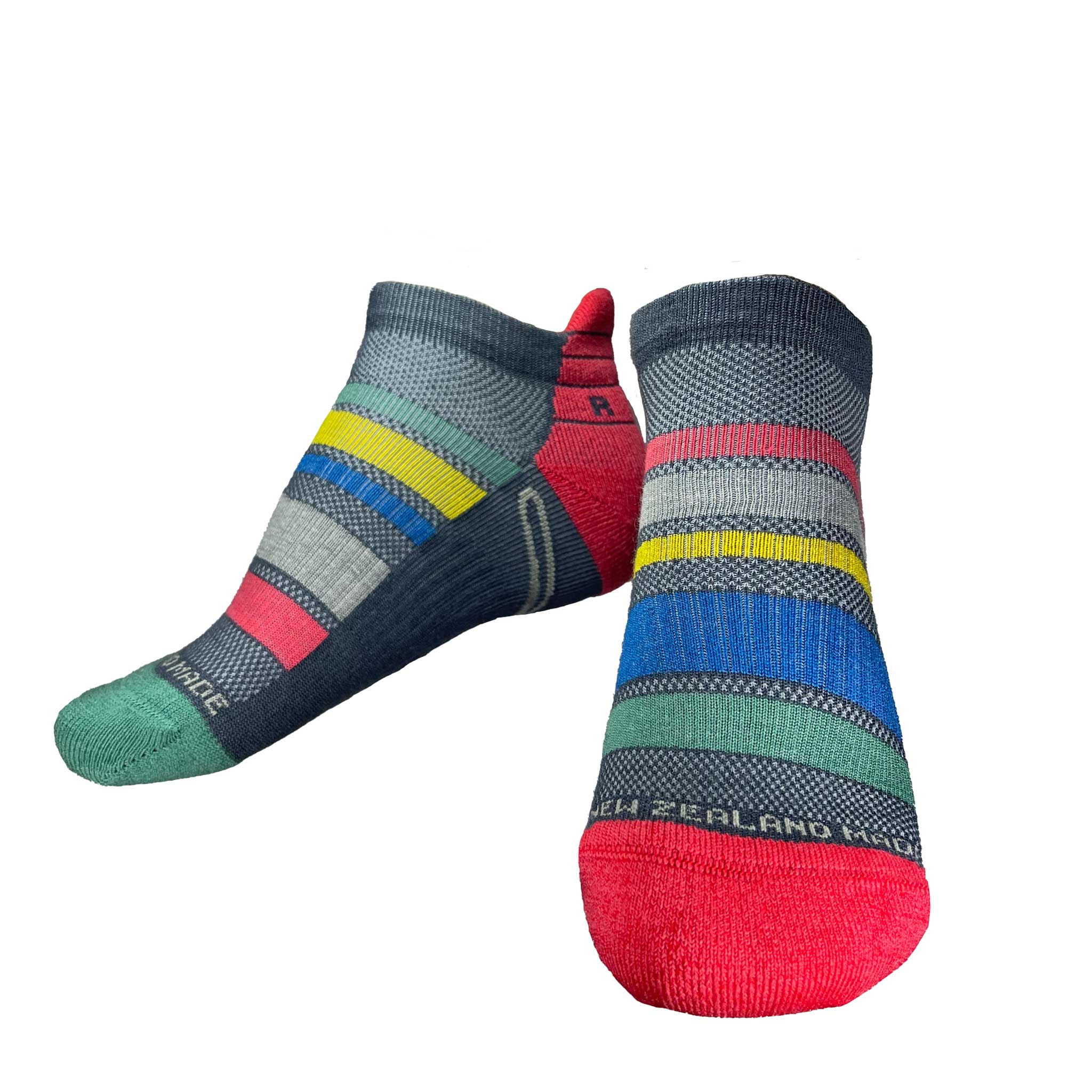 Performance Merino Ankle Socks – Rainbow | Yank NZ